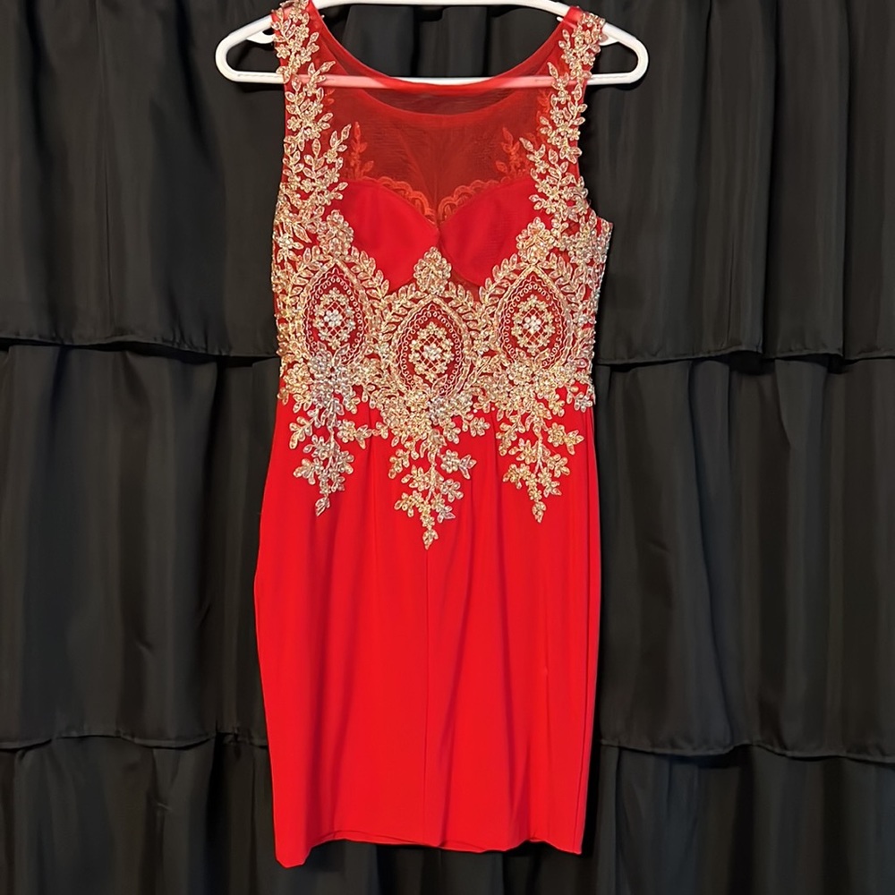 Dancing Queen Red Small Prom Dress Homecoming Dress S… - Gem